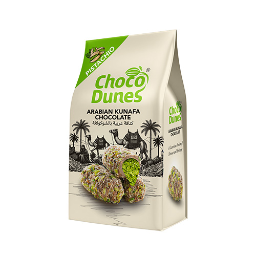 Choco Dunes Arabian Kunafa Chocolate – Pistachio 250g – Kokokraftuae